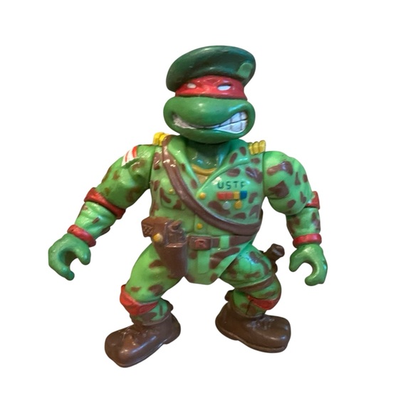 Toys | Tmnt Teenage Mutant Ninja Turtles Raphael Military Teen Green ...